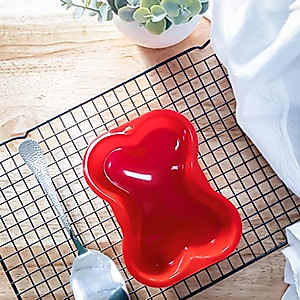 Puppy Cake Dog Birthday Cake Kit- Cake Mix, Icing Mix, Candle and Silicone Pan (Peanut Butter)