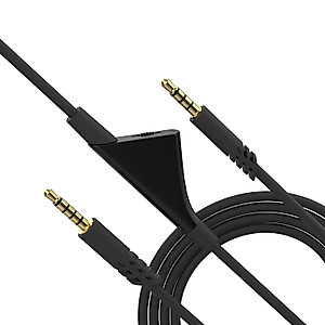 Koffmon 2.0M A40 Cords Replacement Astro A40TR Inline Volume Control Cable Compatible with Astro A40 A10 Gaming Headsets, Fit for Xbox one PS4 Controller