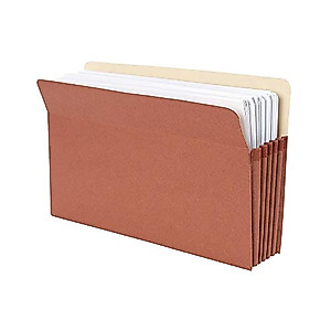 Staples 418343 Expanding File Pockets 5-1/4-Inch Expansion Legal Size 10/Pack
