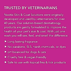 Nootie - Pet Shampoo for Sensitive Skin - Revitalizes Dry Skin & Coat - Natural Ingredients - Soap, Paraben & Sulfate Free - Cleans & Conditions