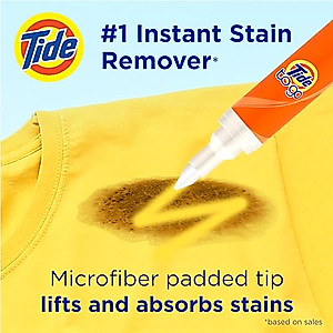 Tide Stain Remover for Clothes, Tide To Go Pen, Instant Stain & Spot Remover for Clothes, Travel & Pocket Size, 5 Count (Pack of 1)