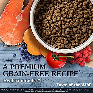 Taste of the Wild Pacific Stream Grain-Free Dry Puppy Food with Smoke-Flavored Salmon 14lb