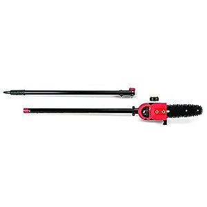 TrimmerPlus Pole Saw Attachment for Compatible Gas Powered Multi-Use Outdoor Equipment, 8-inch saw, 11-foot pole extension (TPP720)