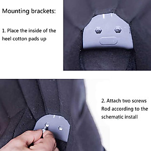 Drop Foot Night Splint, Adjustable Foot Drop Orthotic Brace Splint Supports for Hemiplegia Stroke Shoes Walking Foot Stabilizer, Help Relieve Foot Heel Pain Associated