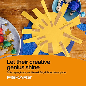 Fiskars Kids Scissors Magic Morph Pointed-tip, 5 Inch, Mermaid