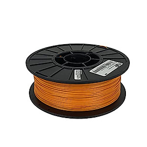 ABS 3D Filament 1.75mm Diameter - No Tangle, No Clogging & Good Impact Resistance - Orange -1kg