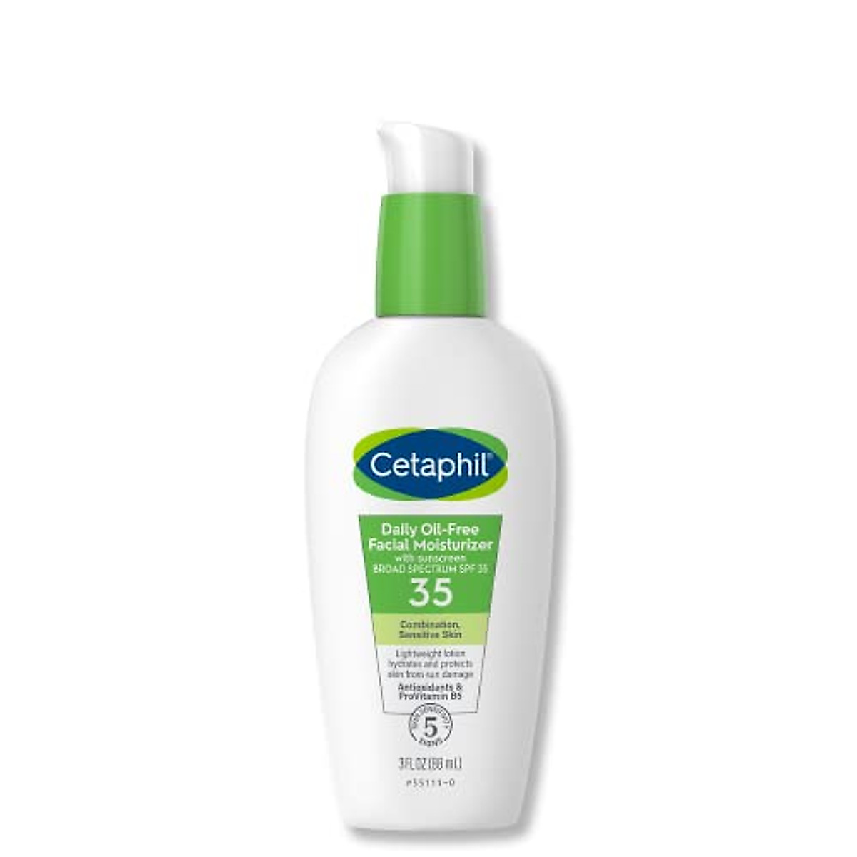 Cetaphil Face Moisturizer, Daily Oil Free Facial Moisturizer with SPF 35, For Dry or Oily Combination Sensitive Skin, Fragrance Free Face Lotion