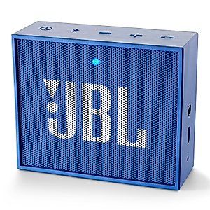 JBL GO Portable Wireless Bluetooth Speaker W/A Built-in Strap-Hook (Blue)