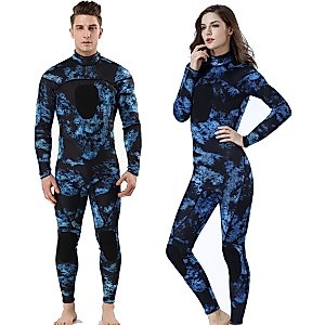 MYLEDI Neoprene 3mm Scuba Diving Suit One Piece Mens Spearfishing Full Body Spearfishing Wetsuit (MY044, XXL)