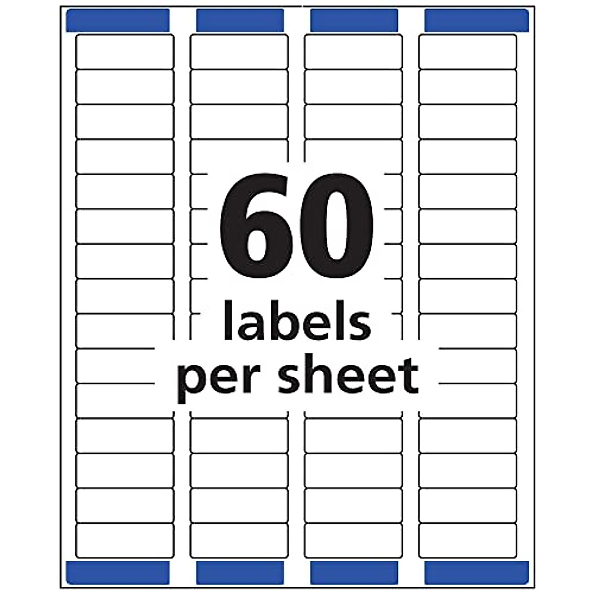 Avery Return Address Labels, Laser Printers, 1,500 Labels, 2/3 x 1-3/4, Permanent Adhesive (5195)