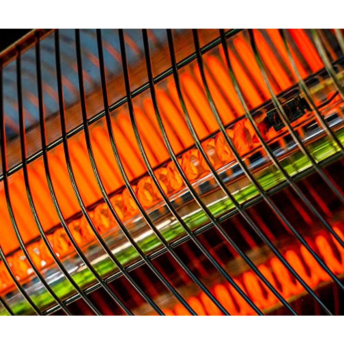 Kenmore Carbon Infrared Outdoor Electric Heater | 1500W Electric Patio Heater with Remote, Ceiling or Wall Mounted, KH-7E01-SS, Outdoor Heater, Garage Heater, Outdoor Space Heater with Brackets