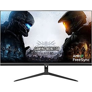 Prechen 27 Inch 165Hz Gaming Monitor IPS FHD 1920x1080 Monitor with HDMI/DP Interface, 1ms GTG, 400cd/m², AMD FreeSync, 3-Side Borderless, 99% sRGB Gaming Display