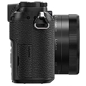 Panasonic LUMIX GX85 Mirrorless Camera with 12-32mm and 45-150mm Lens (Black) Bundle with Backpack, 64GB SD Card, 1025mAh Battery and Accessories (8 Items)