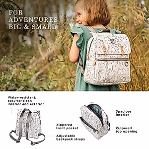 Petunia Pickle Bottom Meta Mini Backpack | Diaper Bag Backpack for Parents | Stylish Bag and Organizer | Compact Backpack for On The Go Moms and Dads | Disney's Playful Pooh