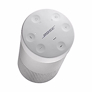 Bose SoundLink Revolve (Series II) Portable Bluetooth Speaker – Wireless Water-Resistant Speaker with 360° Sound, Silver