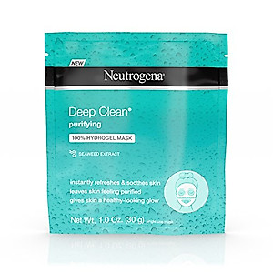 Neutrogena Deep Clean Purifying Hydrating Hydrogel Mask,1.0 Ounce Each (12 pack)