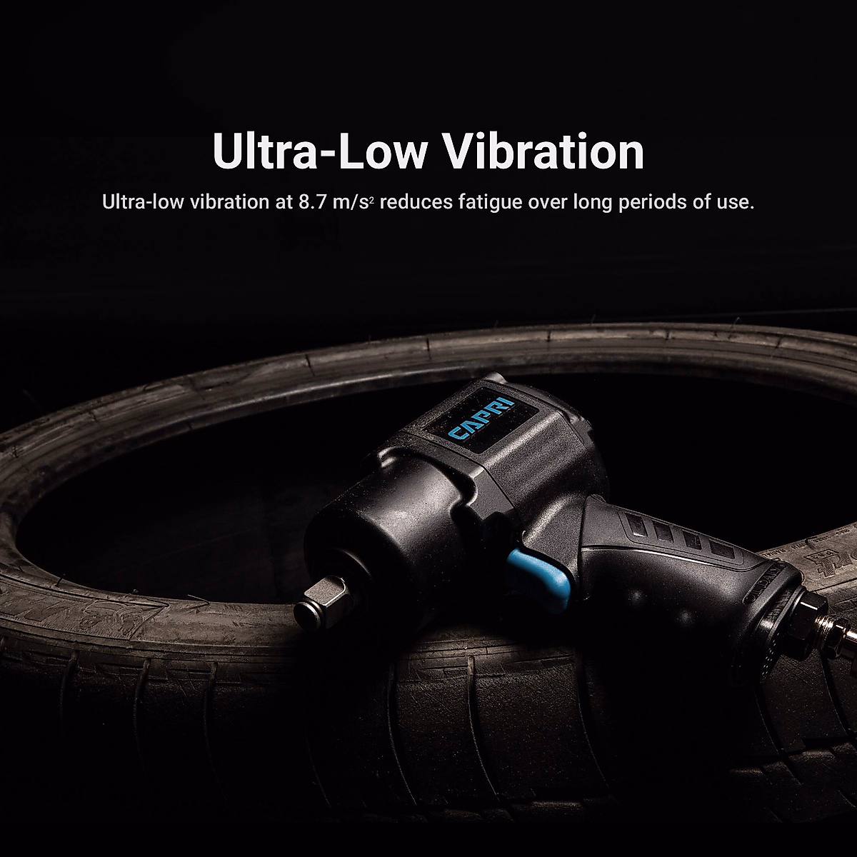 Capri Tools 1/2 in. Twin Power Air Impact Wrench, 1000 ft. lbs. (CP35205)