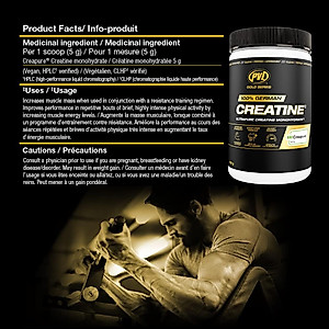 PVL Creapure Creatine - 100% Pure German Creatine monohydrate Powder - 82 Servings - 410 g