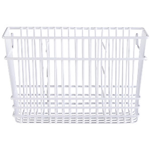 Kitchen Details Free Standing Utensil & Cutlery Holder Basket, Good for Countertops, Cabinets, Outdoor, Table Top, White
