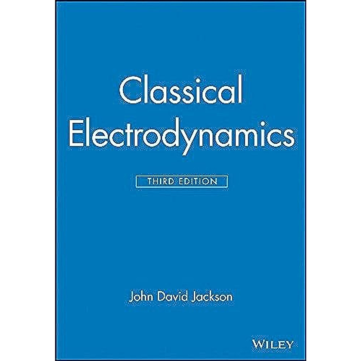 Classical Electrodynamics Third Edition