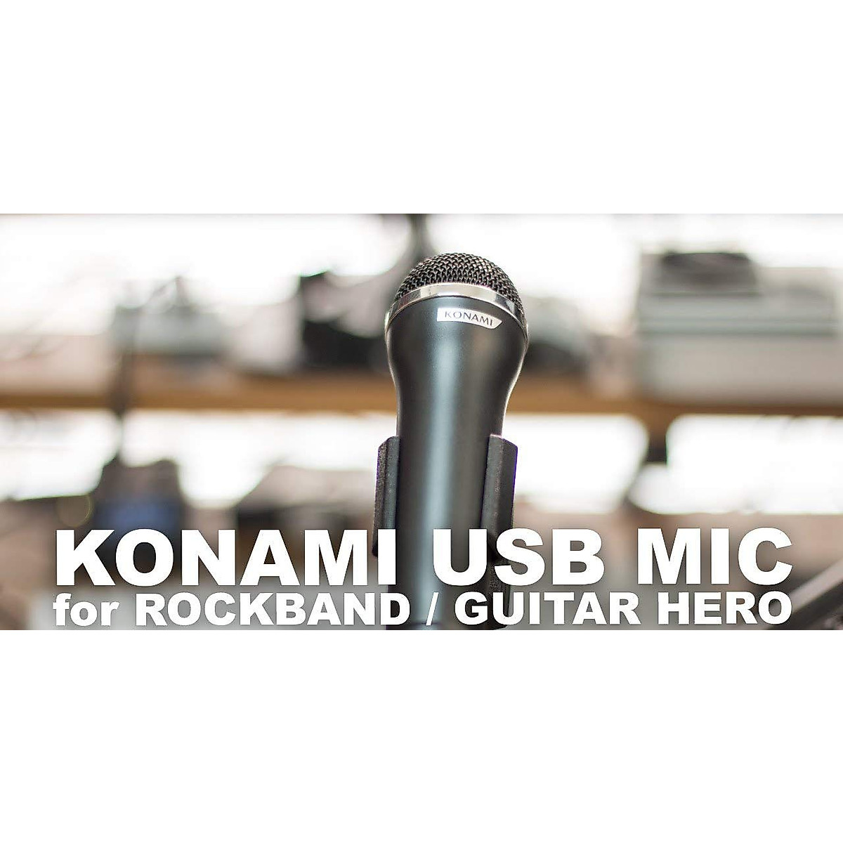 Rock Band / Guitar Hero Official Microphone (Wii, PS3, Xbox 360) (Renewed)
