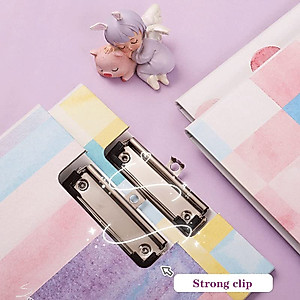 Clipboard Stationery Supplies Clipboard with Storage Cute A4 Clip Board Exam Pad Writing Pad Clipboard Office Supplies (Color : Yellow)