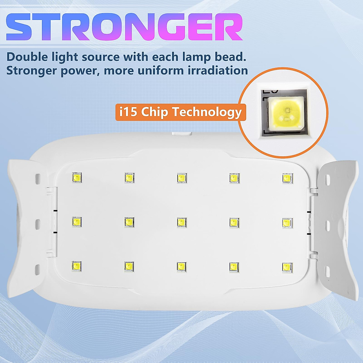 JDiction UV Light for Resin, Super Large UV Resin Light with LED Display Screen, Higher Power Lightweight Portable UV Lamp for UV Resin, Jewelry Making, Craft and Decoration