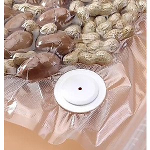 GenieX Vacuum Sealer Bags for Food Saver, Vacuum Seal Bags for Food Storage, Reusable Freezer Vacuum Storage Bags | Enhanced Air Valve, Easy to get vacuum, Keep Fresh Longer (20pcs pack)