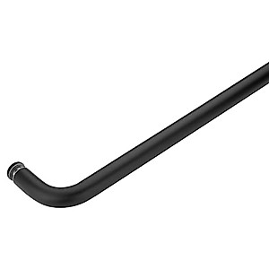 Rockwell Security Mont Hard Single Sided Towel Bar 28 Inch Glass Antique Black Finish for Commercial and Residential Frameless Heavy Glass Shower Doors…