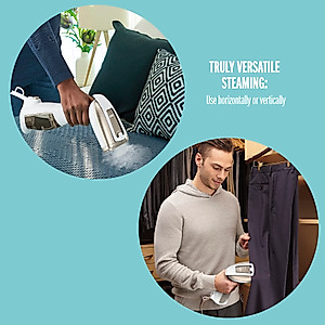 Conair Handheld Garment Steamer for Clothes, Turbo ExtremeSteam 1875W, Portable Handheld Design, Strong Penetrating Steam