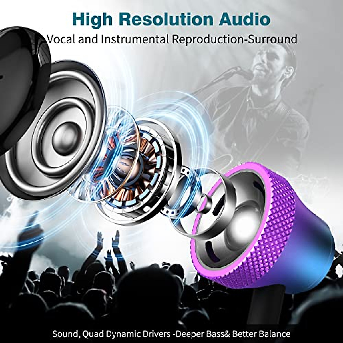 JELANRY 3.5mm Headphones Noise Canceling with Earbuds Microphone Deep Bass in-Ear Wired 3.5mm Jack Earphones for Google Pixel 4a 3a 5a Moto G Power Pure Samsung S10 S10e S9 A03s A52 A14 A12 A13 Purple