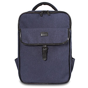 J World New York Class Laptop Backpack, Sand, 18 X 13 X 6 (H X W X D)