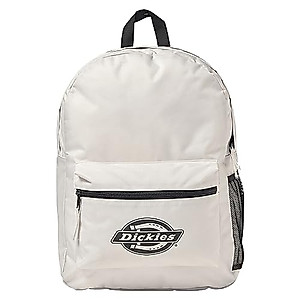 Dickies Logo Backpack, White, One Size