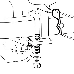 Mission Automotive - Heavy Duty Trailer Hitch Stabilizer - Anti Rattle Clamp for 1.25 to 2 Inch Hitches - Easy-Install, No-Rust Tightener for Towing and Trailers
