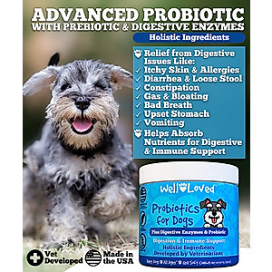 Well Loved Pumpkin & Probiotics Plus Probiotic Chews Bundle, Dog Probiotics and Digestive Enzymes, Dog Digstive Support