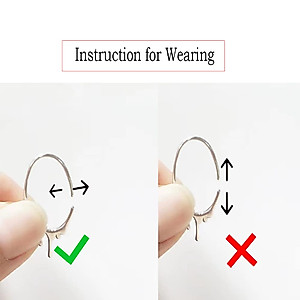 Tapered Drop Dangle Open Small Hoop Earrings for Women 925 Sterling Silver Hypoallergenic Waterdrop C Shaped Huggie Hoops Lightweight Earring Unique Upside Down Halloween Christmas Jewelry