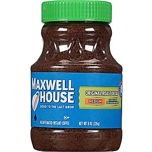 Maxwell House The Original Roast Decaf Instant Coffee (8 oz Jar)