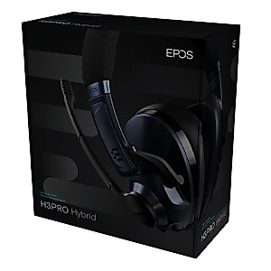 EPOS Gaming H3Pro Hybrid Bluetooth Gaming Headset with Surround Sound (Renewed)