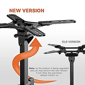 Perlegear Full Motion TV Wall Mount Bracket for Most 13-42 Inch LED LCD Flat Curved Screen TVs & Monitors, Swivel Tilt Extension Rotation with Articulating Arms, Max VESA 200x200mm up to 44lbs