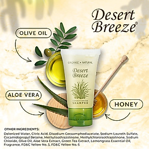 Desert Breeze Shampoo, Travel Size Hotel Toiletries, 1 oz. Flip Cap (Case of 20)