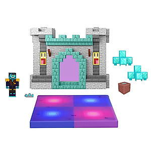 Mattel Minecraft Toys, Creator Series Palace Playset with Party Supreme Action Figure, Minecraft Game 3.25-inch figure, Plus Lights, Sounds and Music