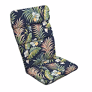 Arden Selections Outdoor Adirondack Cushion 17 x 20, Simone Blue Tropical