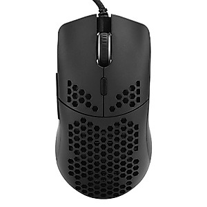 FAMKIT HXSJ J900 Hole Mouse 6-Key Wired Gaming Mice Macro Programming RGB Lighting PC Accessory