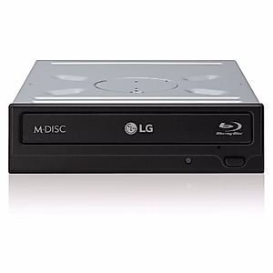 LG Electronics WH14NS40 14X Blu-ray/DVD/CD Multi compatible Internal SATA Rewriter Drive, BDXL, M-DISC Support, Black