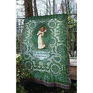 Manual 50 x 60-Inch Tapestry Throw, Willow Tree Thinking of You Throw