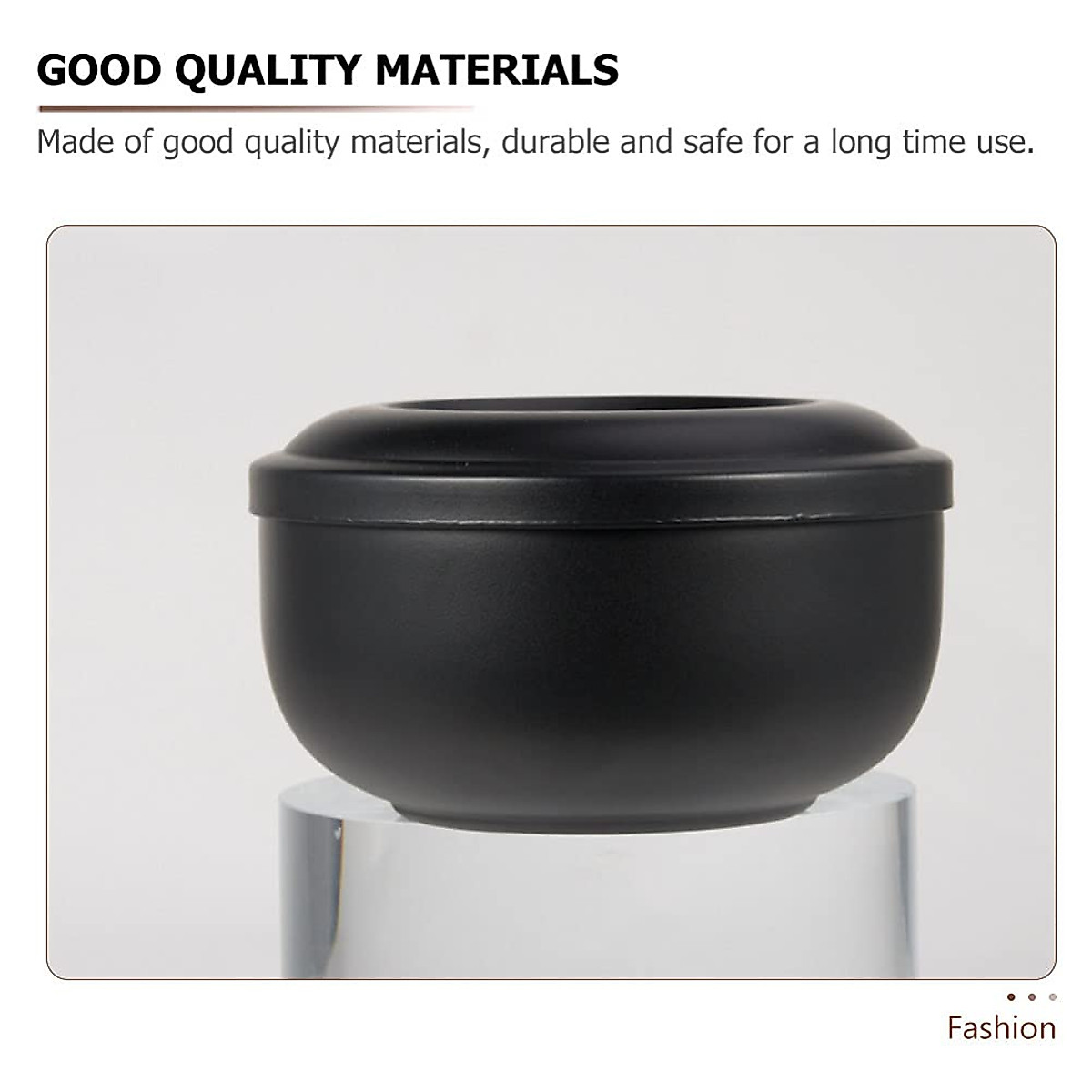 Beaupretty Stainless Steel Shaving Soap Bowl Shaving Mug for Shave Cream Soap Shaving Cup with Lid