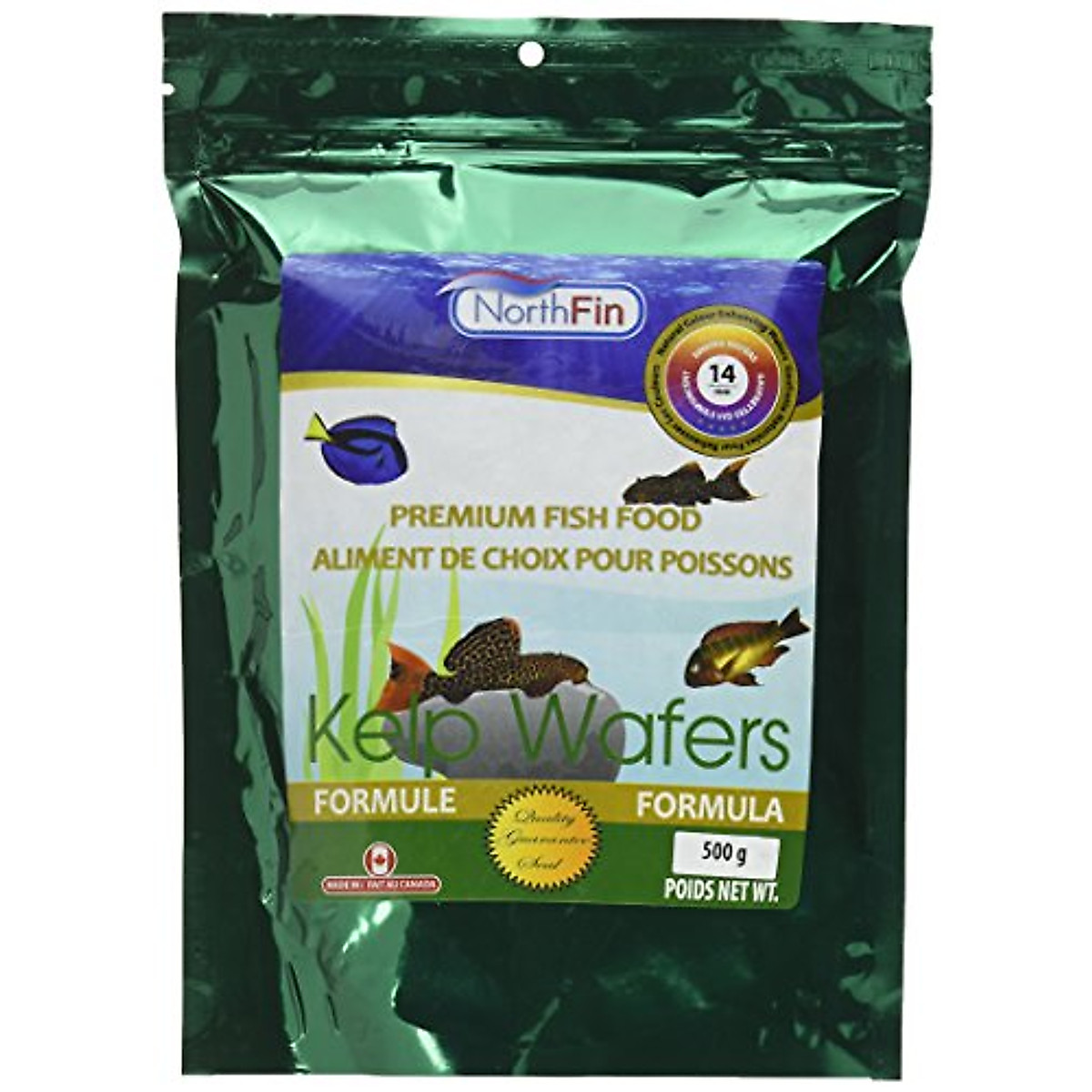 Northfin Food Kelp Wafers 14Mm Pellet 500 Gram Package