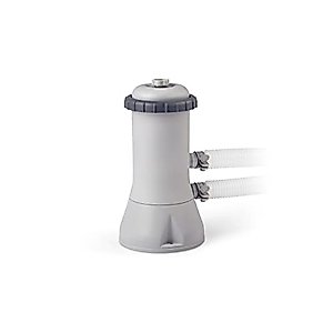 INTEX C1000 Krystal Clear Cartridge Filter Pump for Above Ground Pools: 1000 GPH Flow Rate – Improved Circulation and Filtration Easy Installation Water Clarity Easy-to-Clean