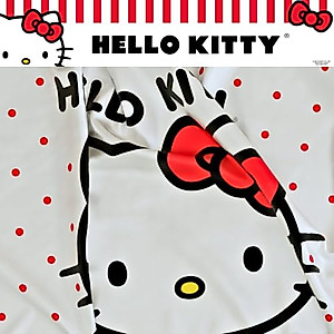 Hello Kitty Beauty Standard Beauty Silky Satin Standard Pillowcase Cover 20x30 for Hair and Skin, (Officially Licensed Product)