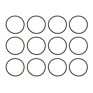 Float Bowl Gasket for Briggs & Stratton Engines with Walbro LMT carburetors Replaces Briggs & Stratton 281165S (Pack of 12)